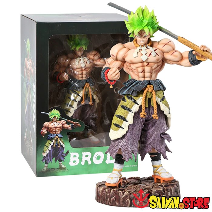 DBZ Broly Action Figure 36cm Super Saiyan Resin - Dragon Ball Universe ...