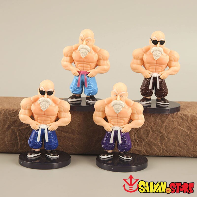 Muscular Master Roshi Figurine Set 4PCS Dragon Ball - Dragon Ball ...