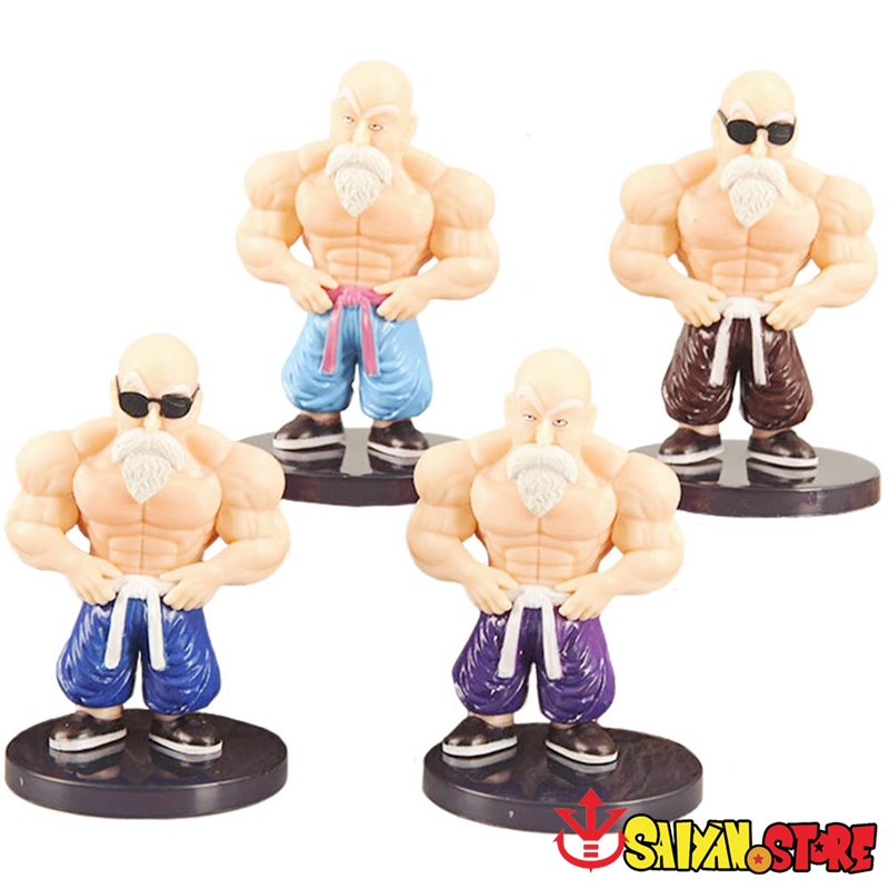 Muscular Master Roshi Figurine Set 4PCS Dragon Ball - Dragon Ball ...