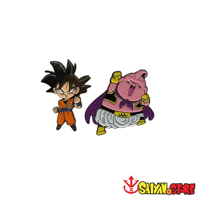 Majin Buu And Goku Pin Set 2PCS - Dragon Ball Universe - Best Store ...