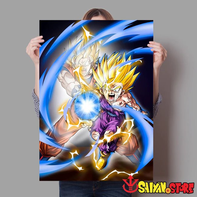Anime Super Saiyan Gohan Canvas Wall Art | Saiyan Store