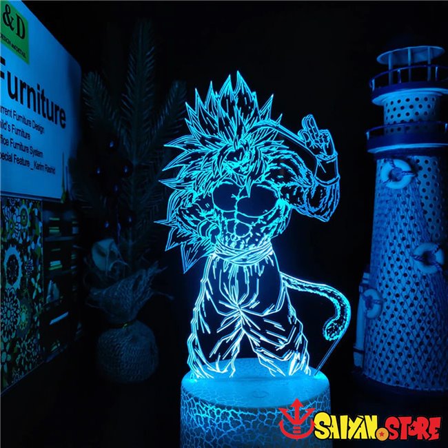 DBZ Characters Vs Goku Led Light 3D | Saiyan Store